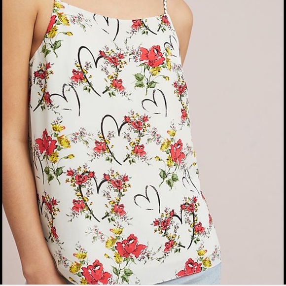 Mauve | Tops | Mauve Silk Heart Camisole Valentine | Poshmark